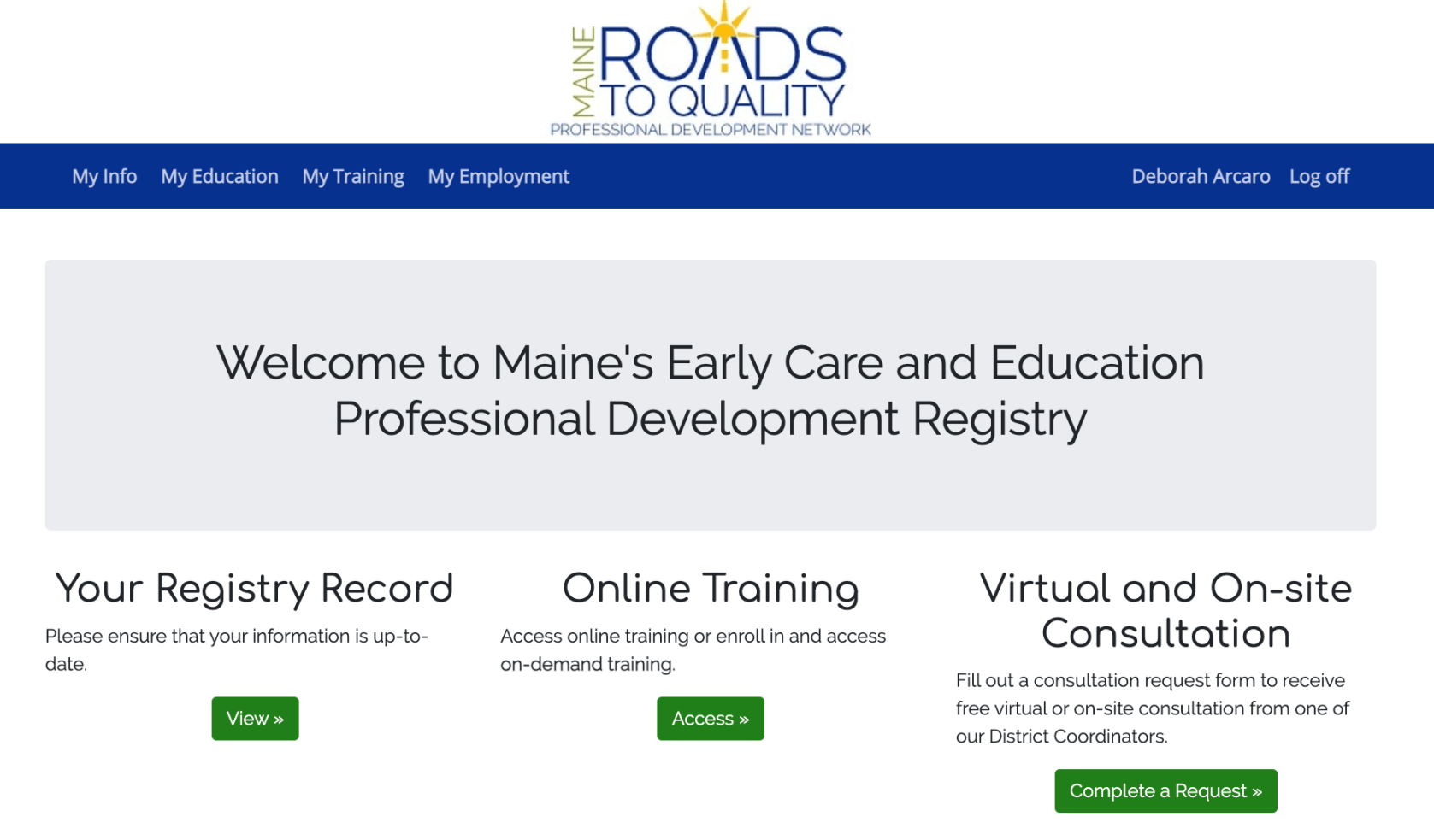 How to Access MRTQ (moodle facilitated) Trainings on the Training Calendar